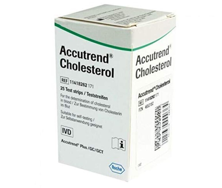 Roche Accutrend Plus Cholesterol Strips - Health7