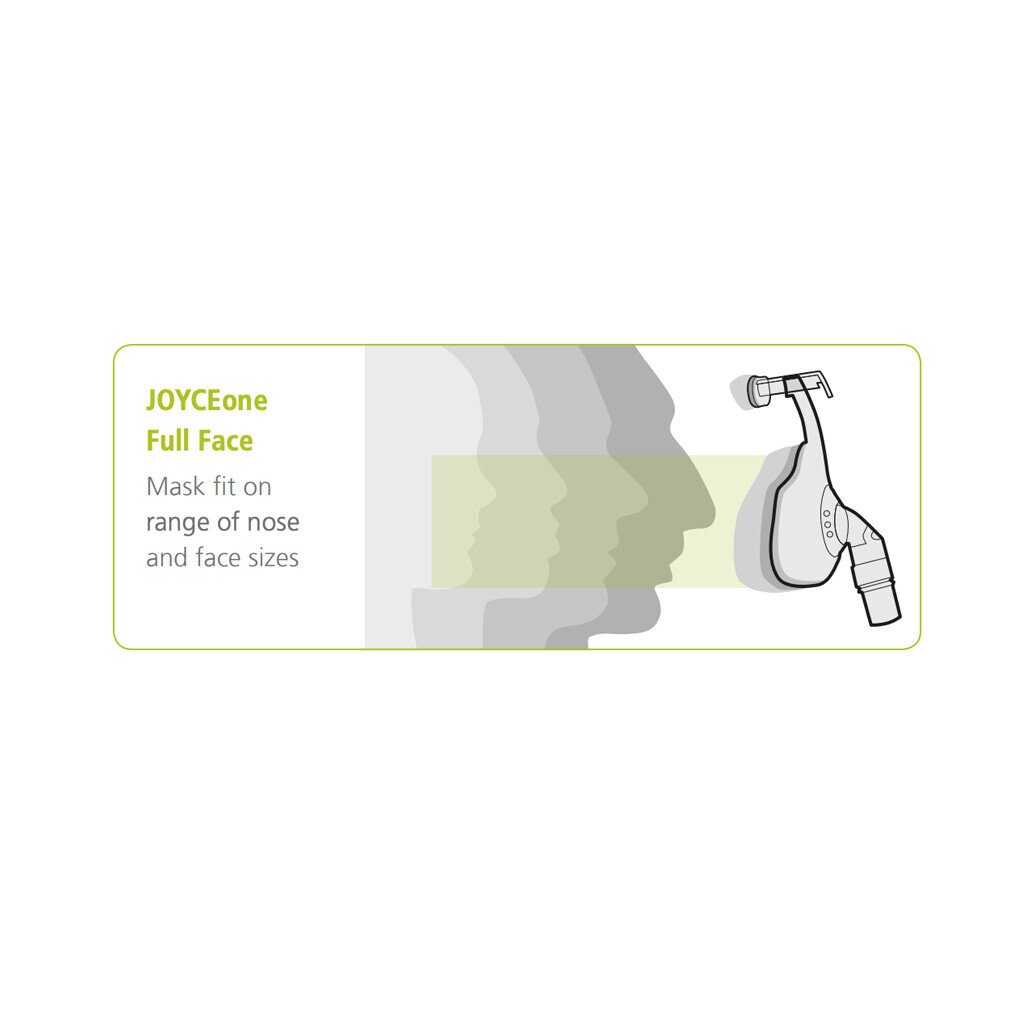 Joyce One Full Face CPAP Mask - one size fits all - Health7