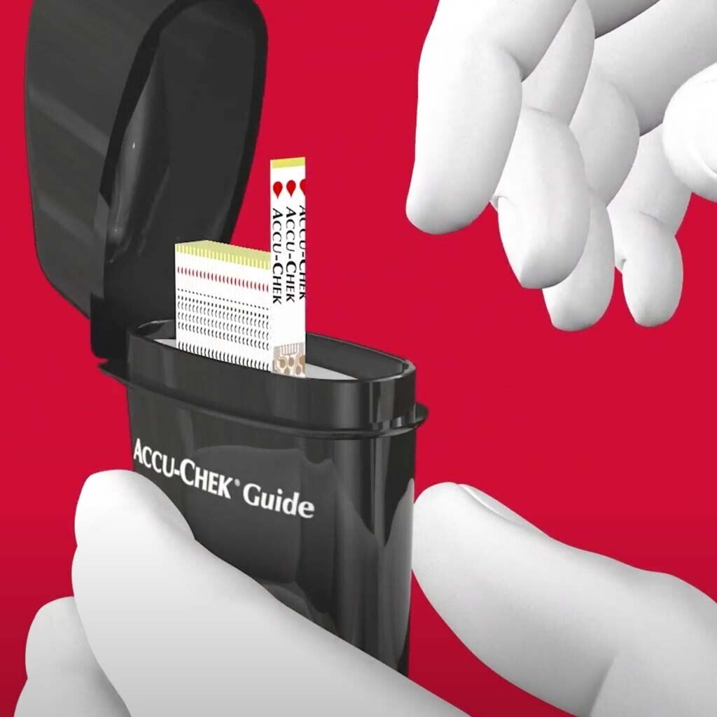 RD AccuChek Guide Test Strip Bx100 - Health7