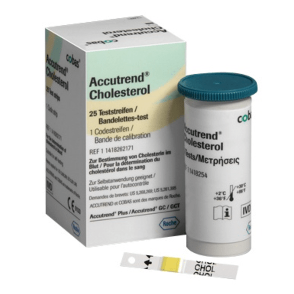 Roche Accutrend Plus Cholesterol Strips - Health7