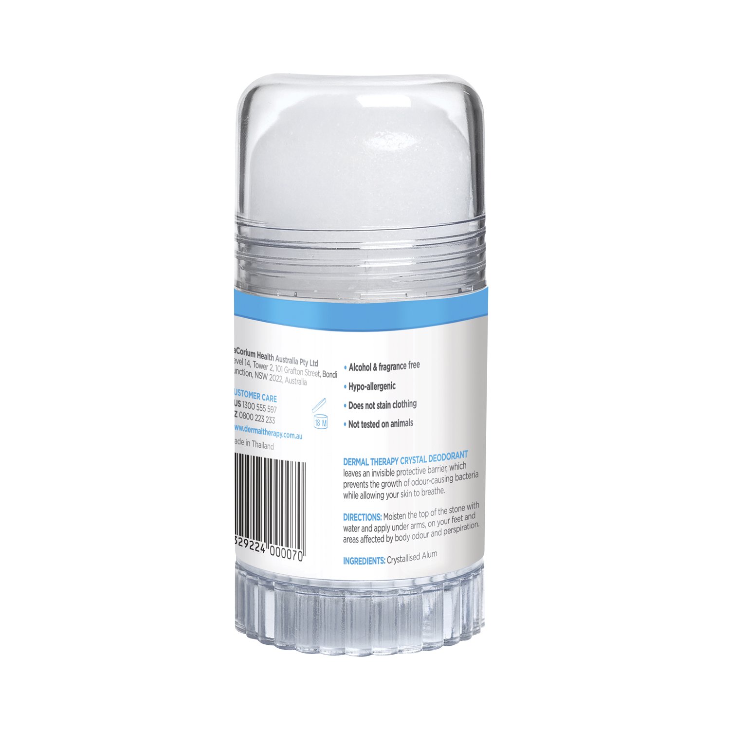 Dermal Therapy Crystal Deodorant Stick 120g - Health7