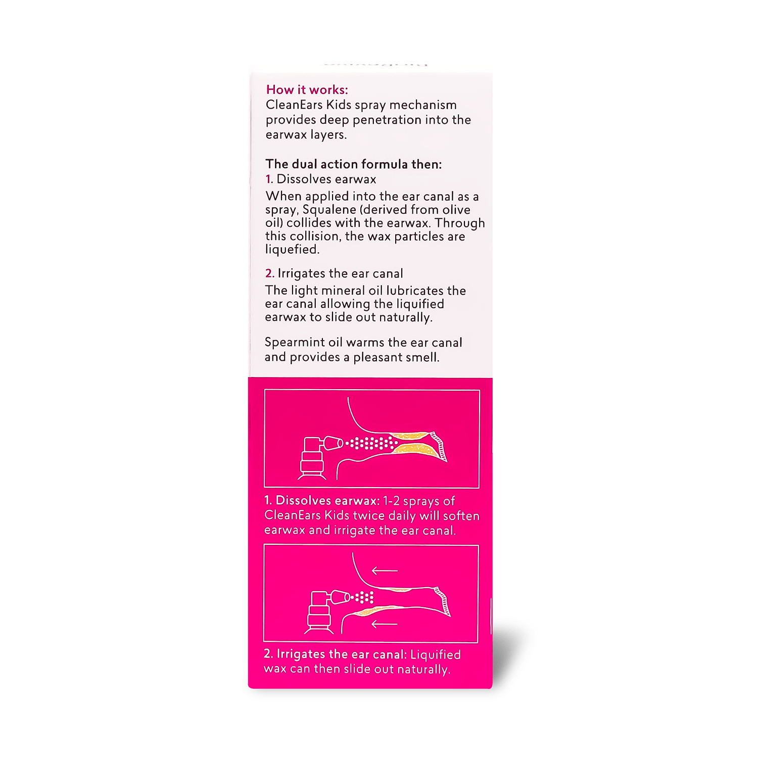 BioRevive CleanEars Kids Ear Wax Removal Spray - Health7