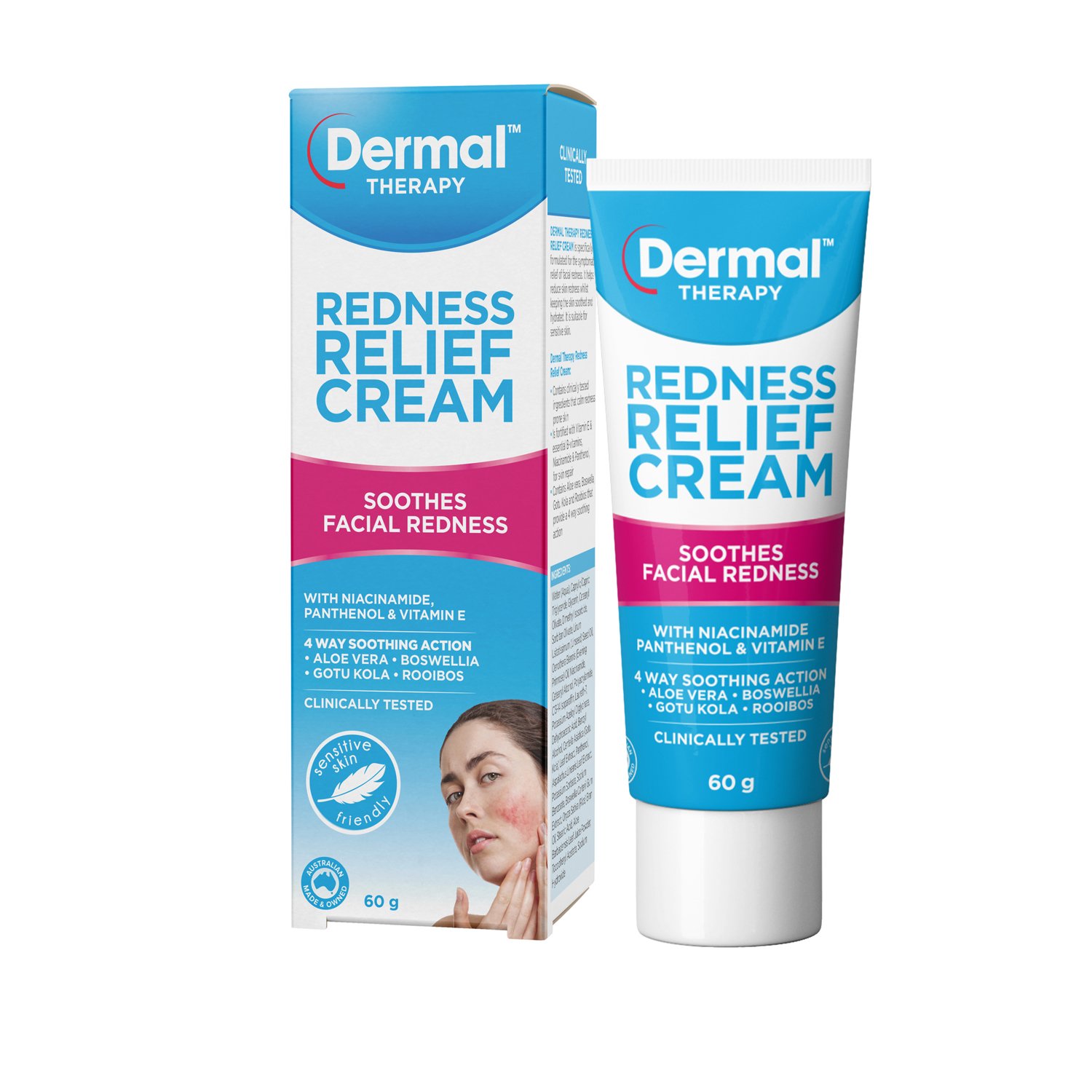 Dermal Therapy Redness Relief Cream 60g - Health7