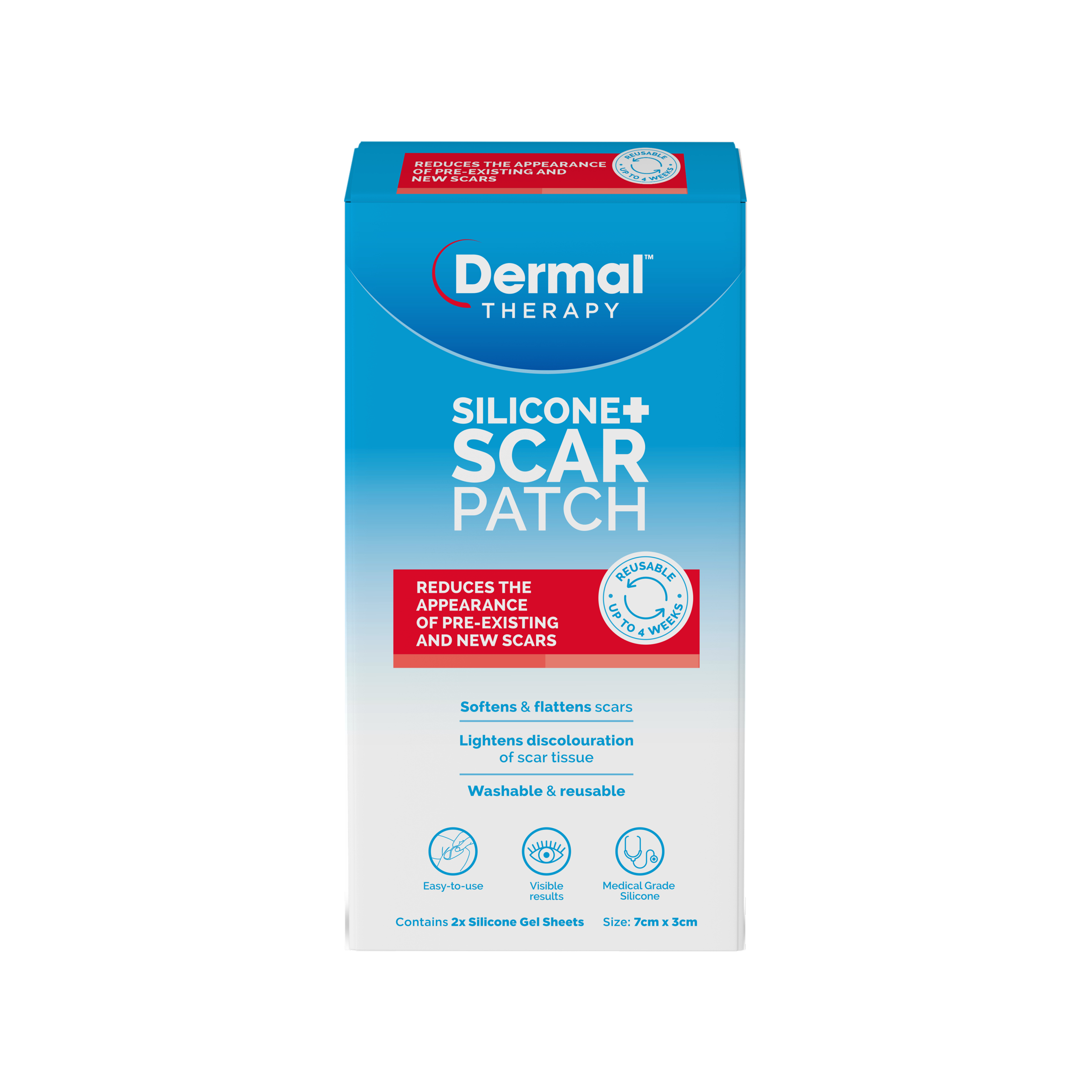 Dermal Therapy Silicone+ Scar Patch - Health7