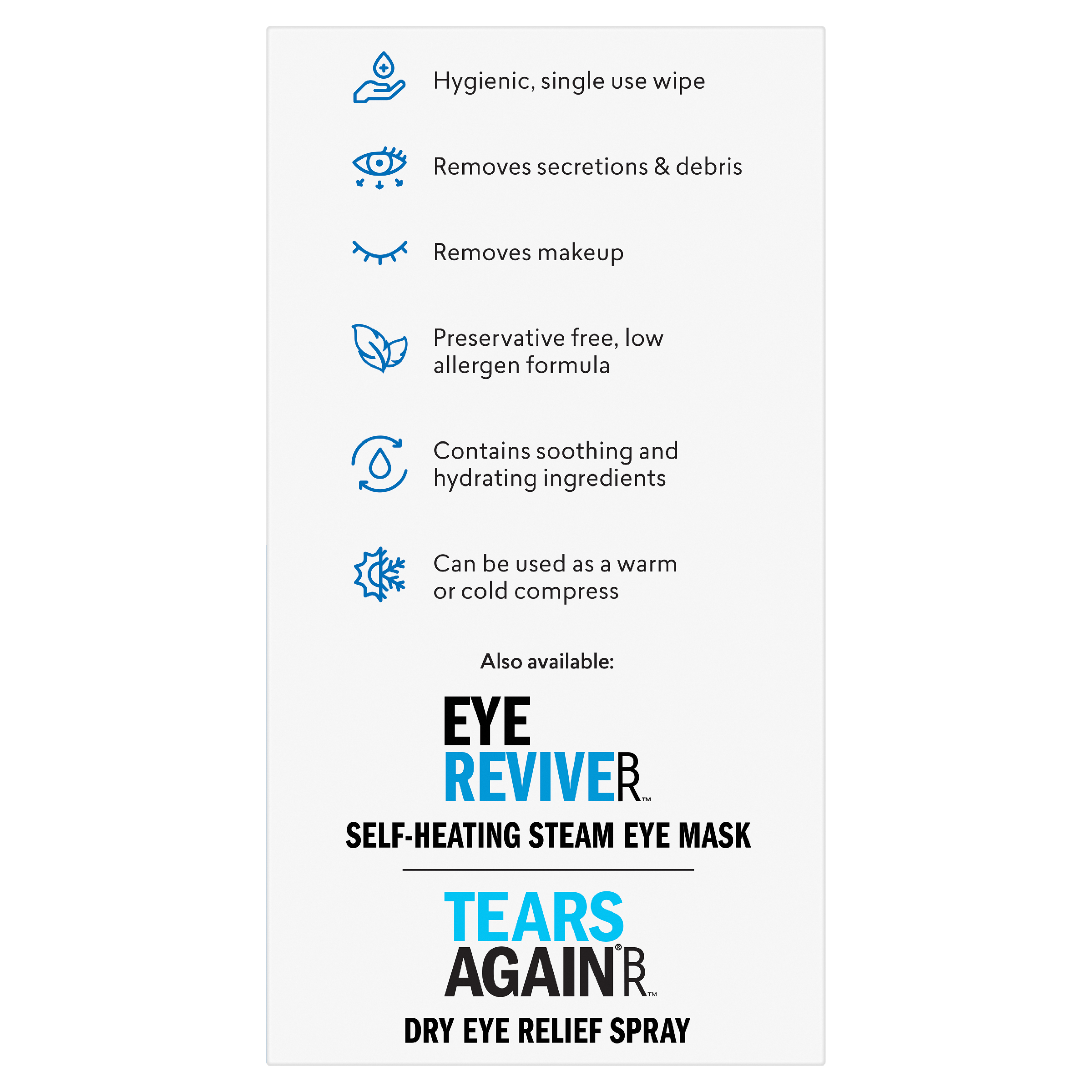 BioRevive CleanEyes - Eyelid Cleansing Wipes 30 PK - Health7